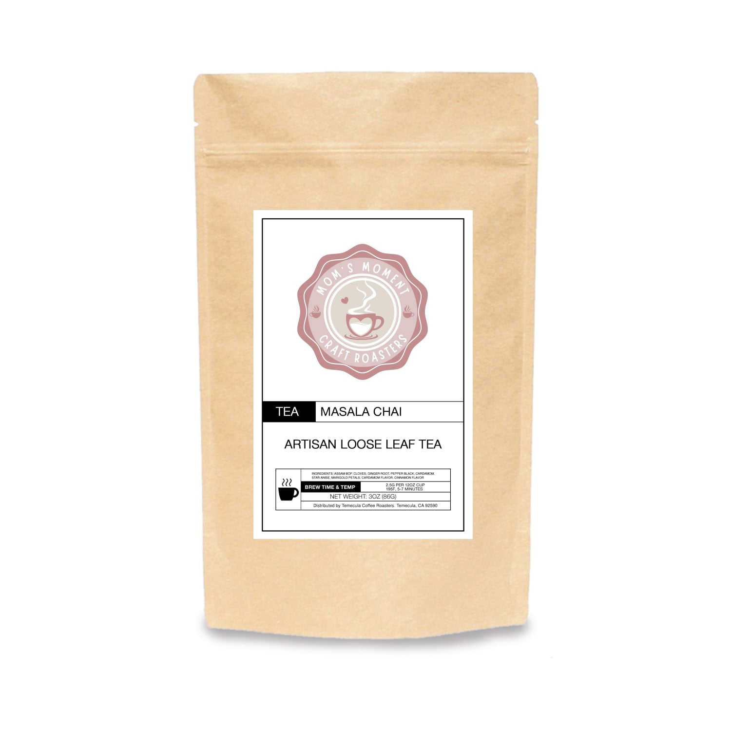 Masala Chai – Mom's Moment Craft Roasters
